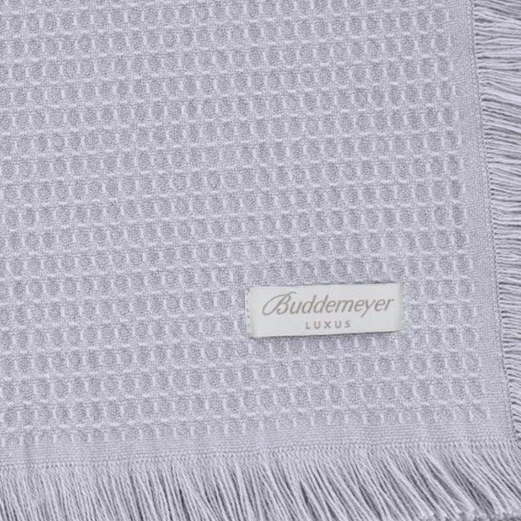 Colcha Cotone c/ Franja Casal - Buddemeyer Luxus - Cinza